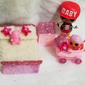 Mga | Other | Lol Doll Bed Toy Box And Stroller | Poshmark